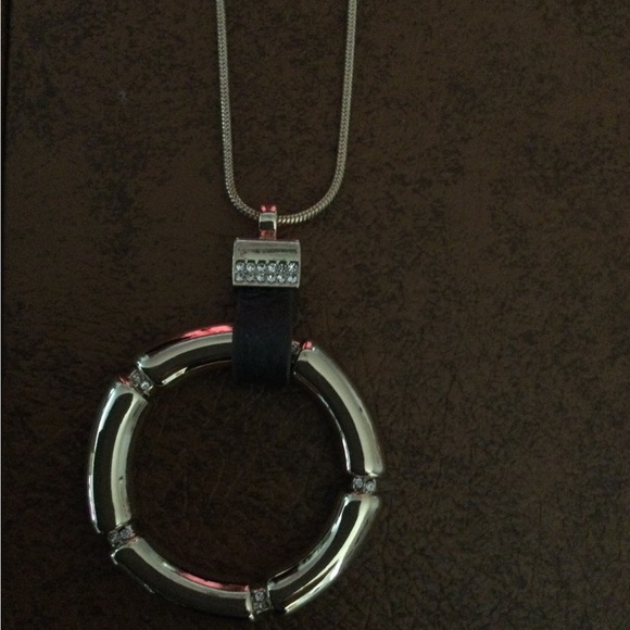 White House Black Market | Jewelry | New Whbm Gold Necklace With Black ...